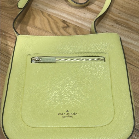 kate spade | Bags | Kate Spade Yellow Crossbody Bag With Minimalist ...